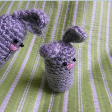 Little bunny (and a finger puppet)